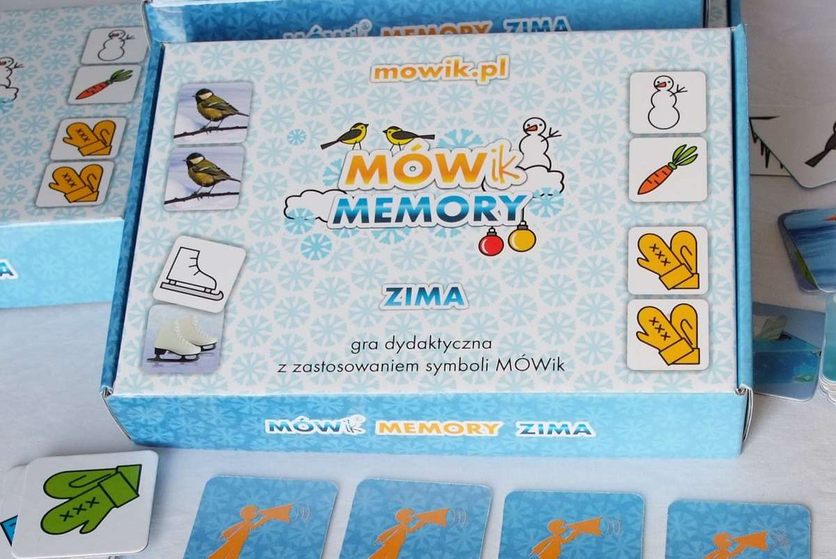 MÓWik MEMORY Zima - gra dydaktyczna z zastosowaniem symboli MÓWik ...