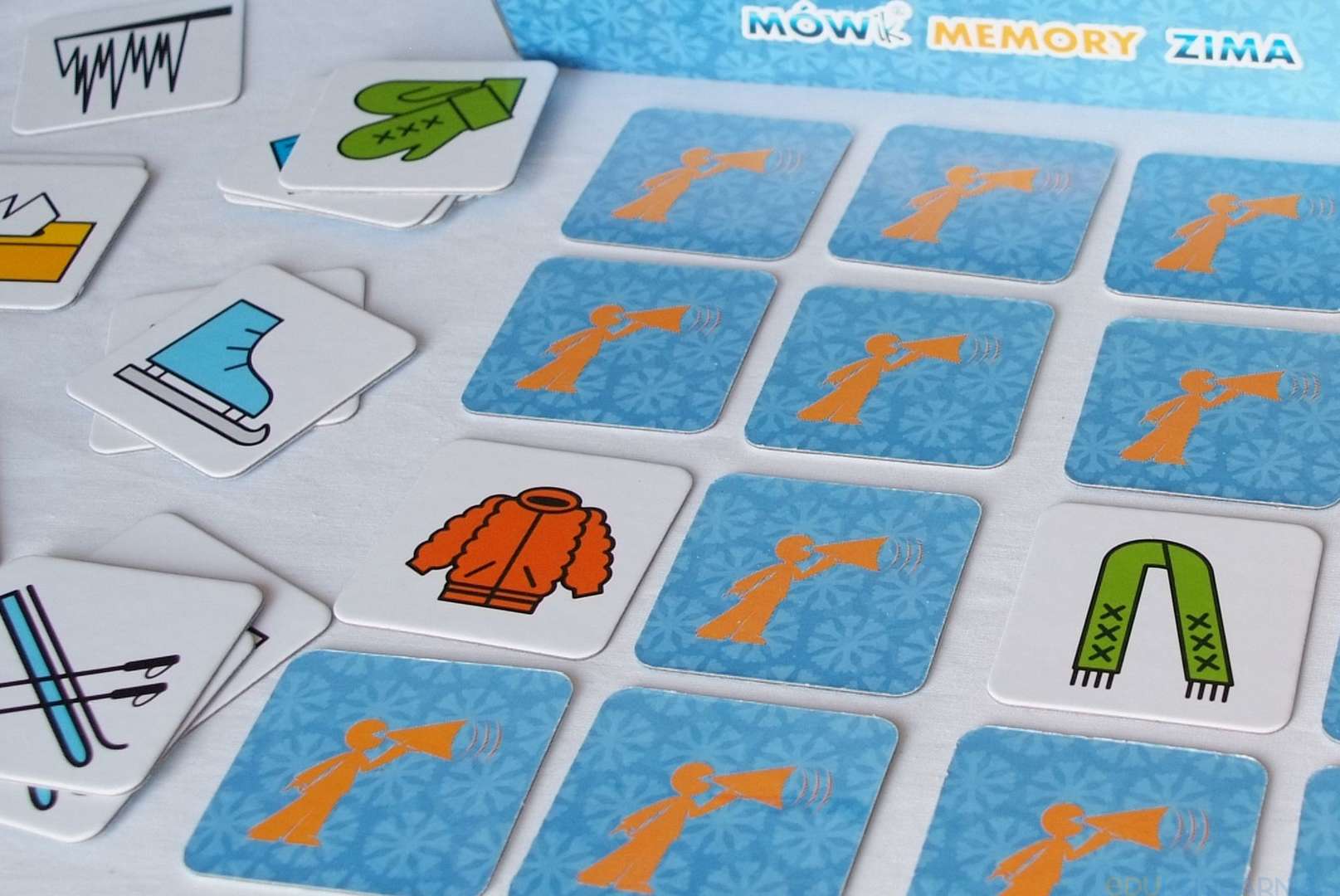 MÓWik MEMORY Zima - gra dydaktyczna z zastosowaniem symboli MÓWik ...