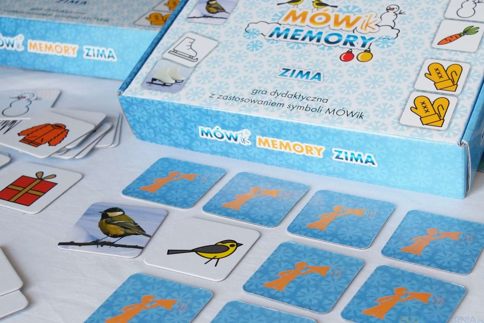 MÓWik MEMORY Zima - gra dydaktyczna z zastosowaniem symboli MÓWik ...