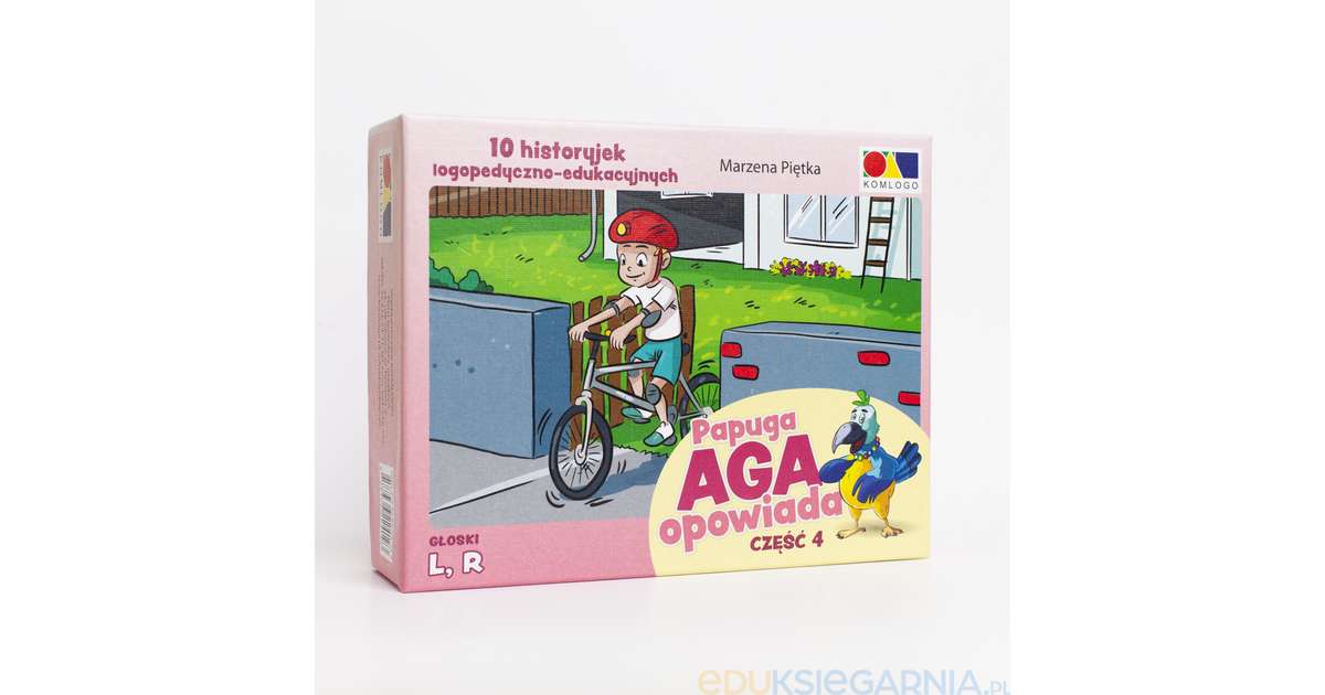 Historyjki obrazkowe. Papuga Aga Opowiada. Część 4 - L, R ...