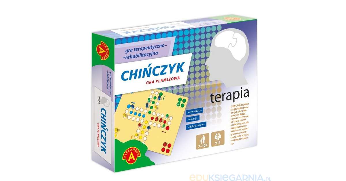 Terapia. Gra terapeutyczno-rehabilitacyjna CHIŃCZYK - gra planszowa ...