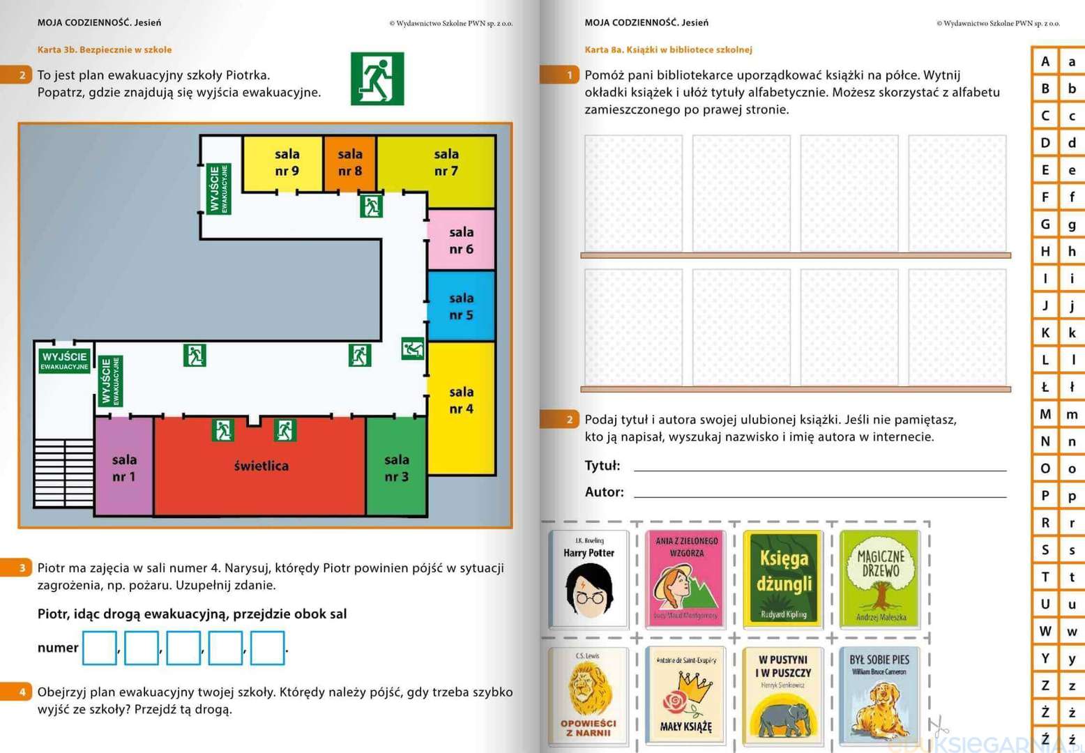 Pewny start. Moja codzienność. Jesień. Karty pracy - Eduksiegarnia.pl