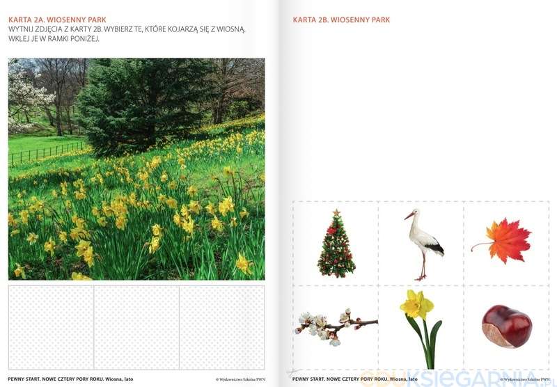 Pewny Start. Nowe Cztery Pory Roku. Wiosna Lato. Karty pracy ...