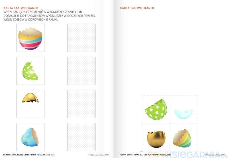 Pewny Start. Nowe Cztery Pory Roku. Wiosna Lato. Karty pracy ...