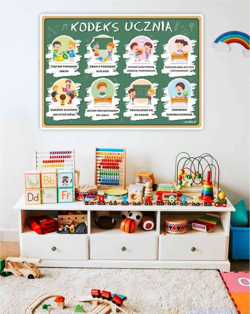 Kodeks ucznia. Plakat edukacyjny (A3) - Eduksiegarnia.pl