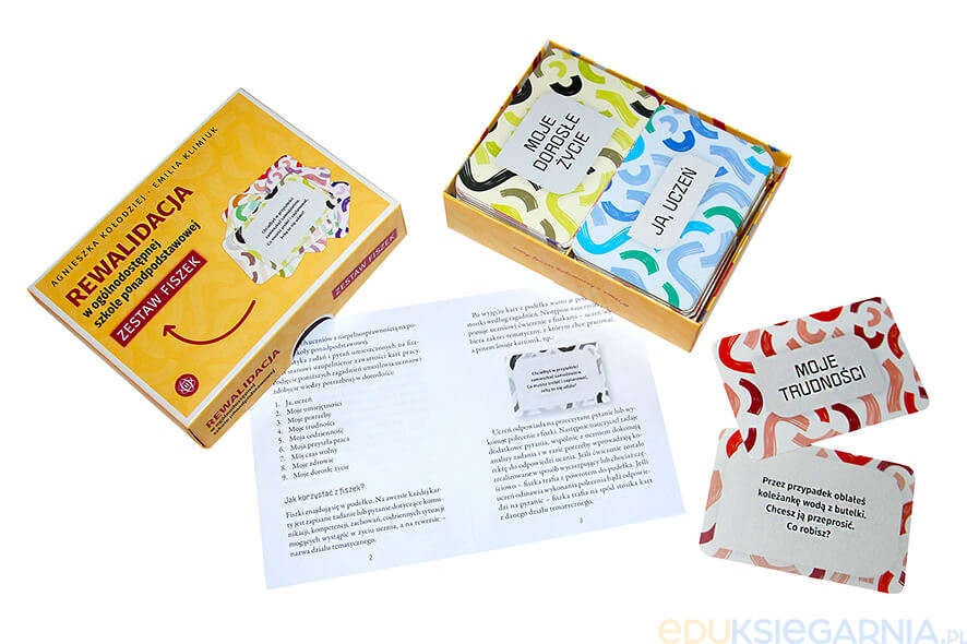 Rewalidacja w ogólnodostępnej szkole ponadpodstawowej. Zestaw fiszek - Eduksiegarnia.pl