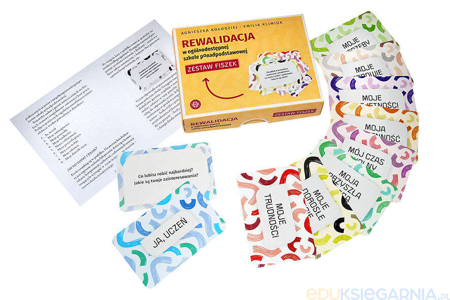Rewalidacja w ogólnodostępnej szkole ponadpodstawowej. Zestaw fiszek - Eduksiegarnia.pl