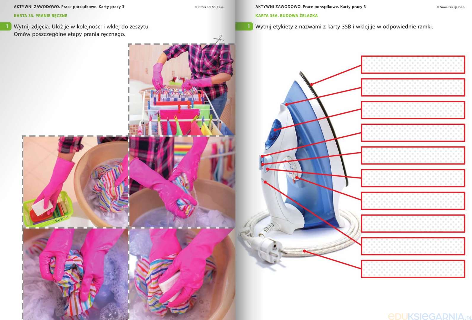 Pewny Start. Aktywni zawodowo. Prace porządkowe. Karty pracy 3 ...
