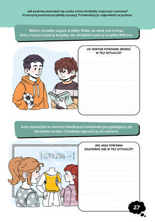 Trenuję umiejętności komunikacyjne. Karty pracy do rewalidacji i terapii dzieci i młodzieży ze ...