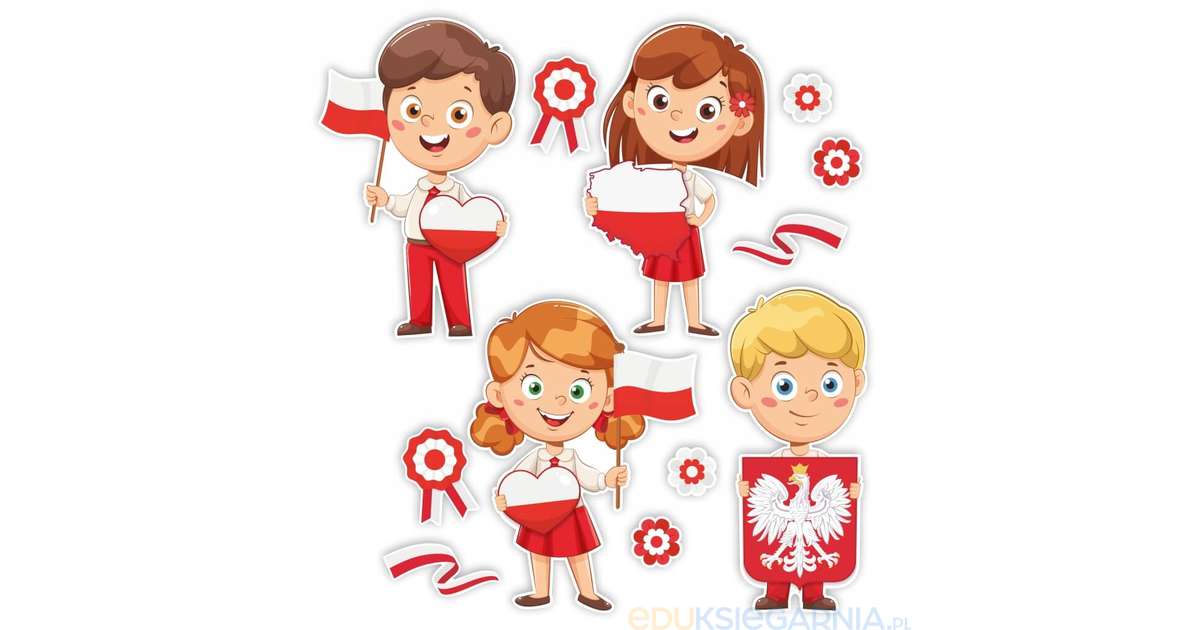 Dekoracja patriotyczna - Duże Dzieci A3 - Święta Majowe, Święto ...