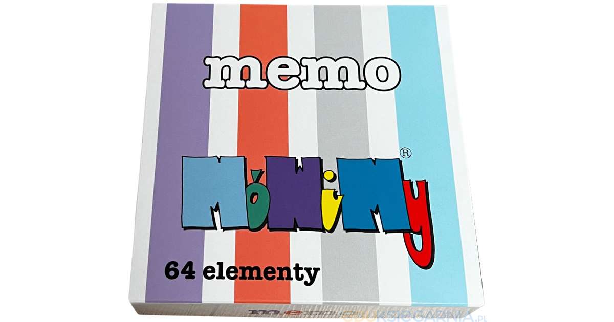 MóWiMy Memo - gra logopedyczna rozwijająca pamięć i mowę dziecka (64 ...