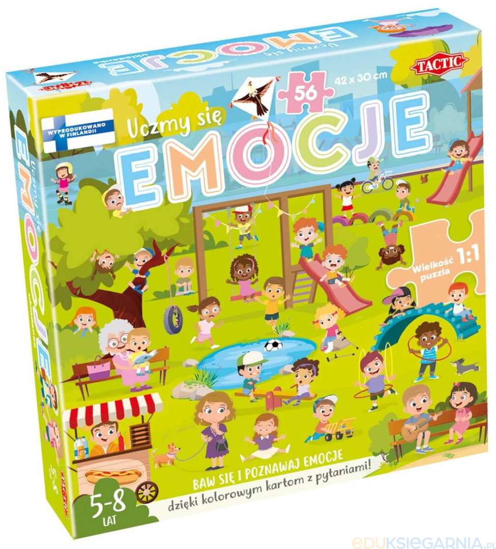 Uczmy się. Emocje - puzzle z grą o emocjach - Eduksiegarnia.pl