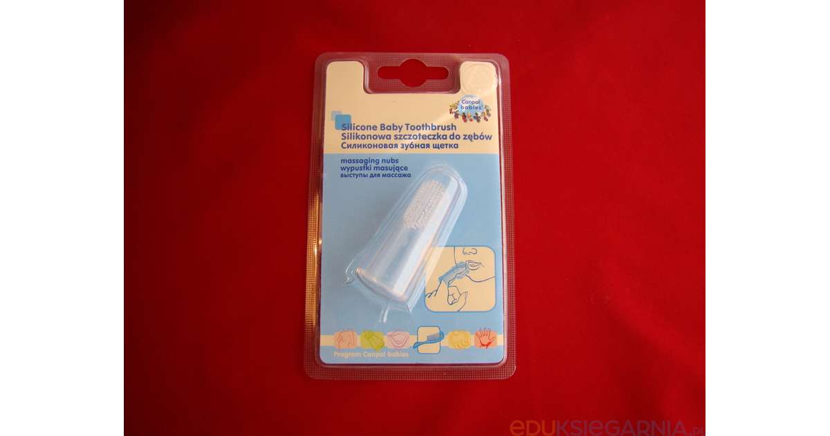 Nakładka do masażu na palec z wypustkami INFADENT - Eduksiegarnia.pl