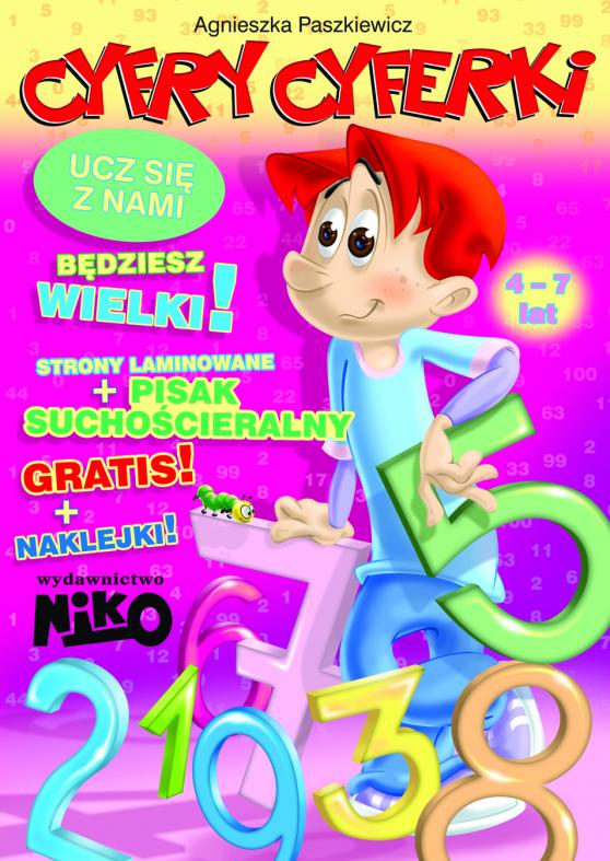 Cyfry, cyferki, ucz się z nami - będziesz wielki! (pisak suchościeralny ...
